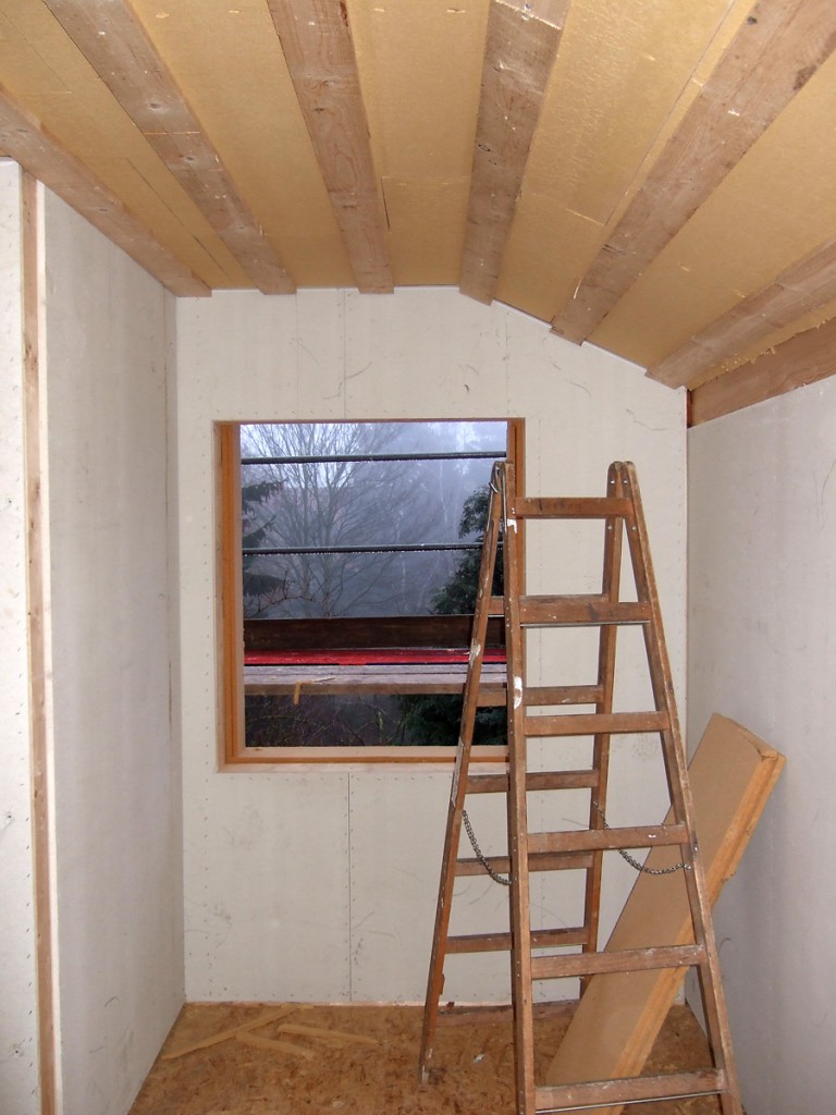 Auch hier, ist die Sparschalung oben an der Decke zu sehen. › Bau- und ...